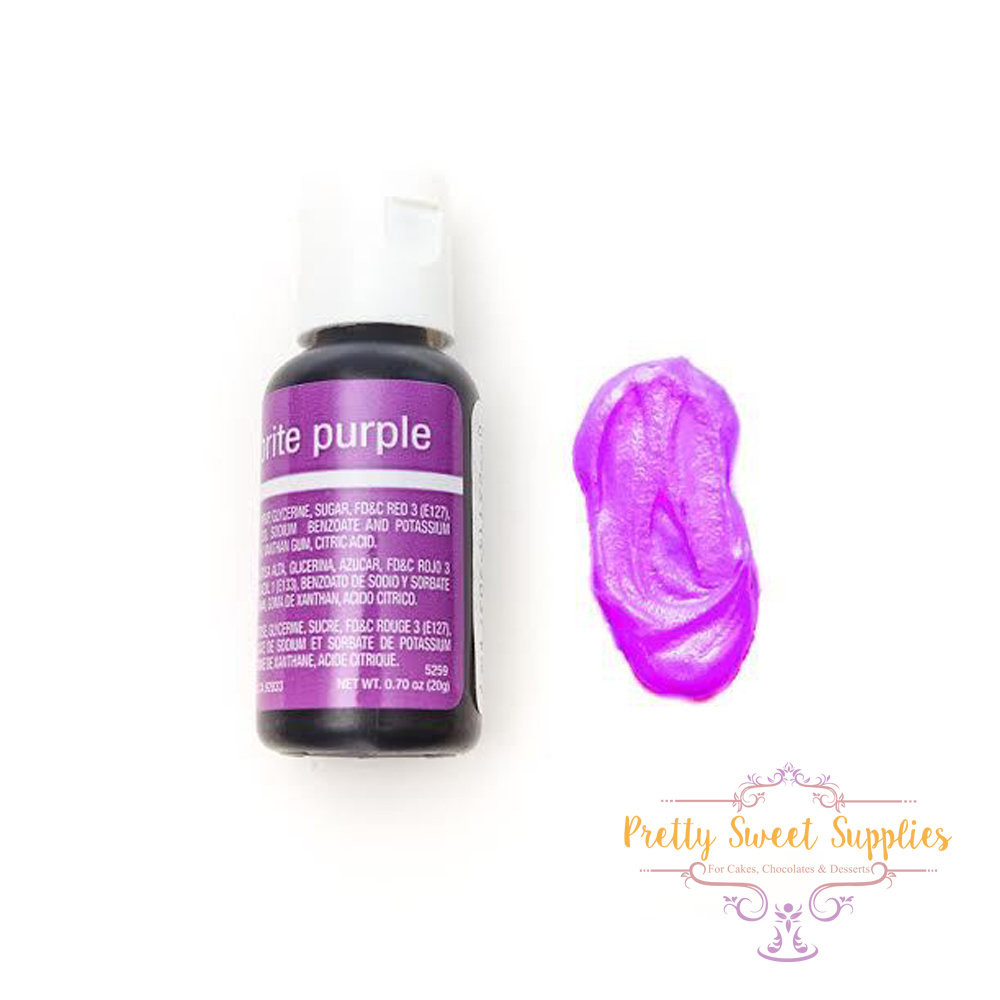 Chefmaster Gel - 20g - Neon Brite Purple
