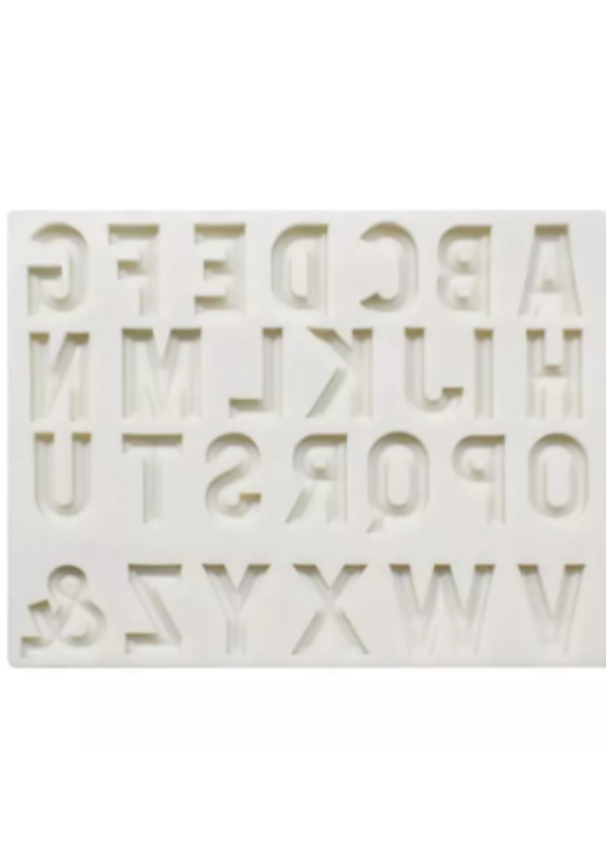 Silicone Mold - LETTERS