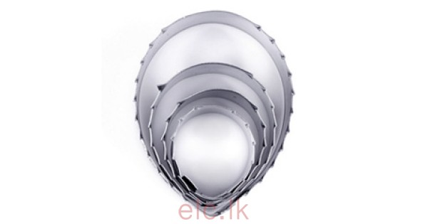 Cutters Stainless Steel - Rose LEAF cutter set 4