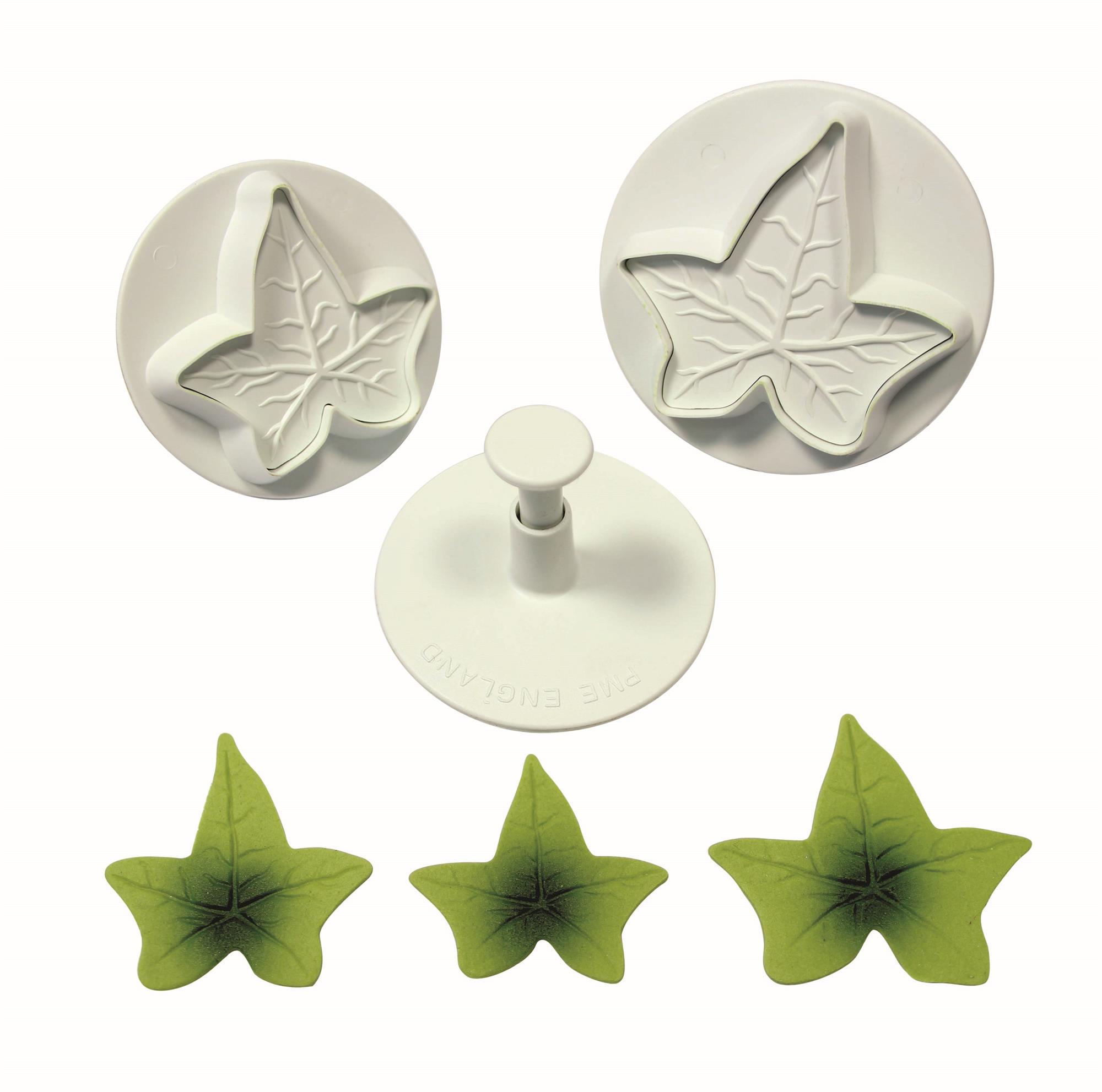 VEINED IVY LEAF PLUNGER CUTTER -SET 3