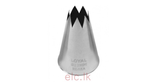 Nozzle - No.13 LOYAL Star Pastry Tube S/S