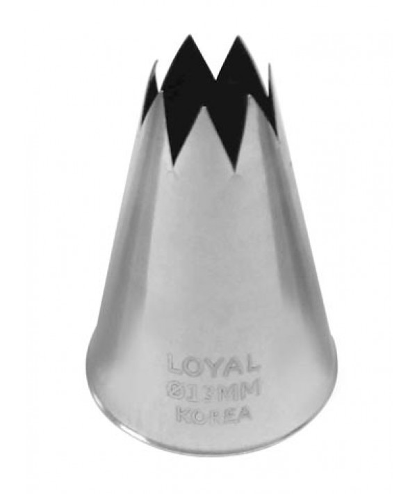 Nozzle - No.13 LOYAL Star Pastry Tube S/S