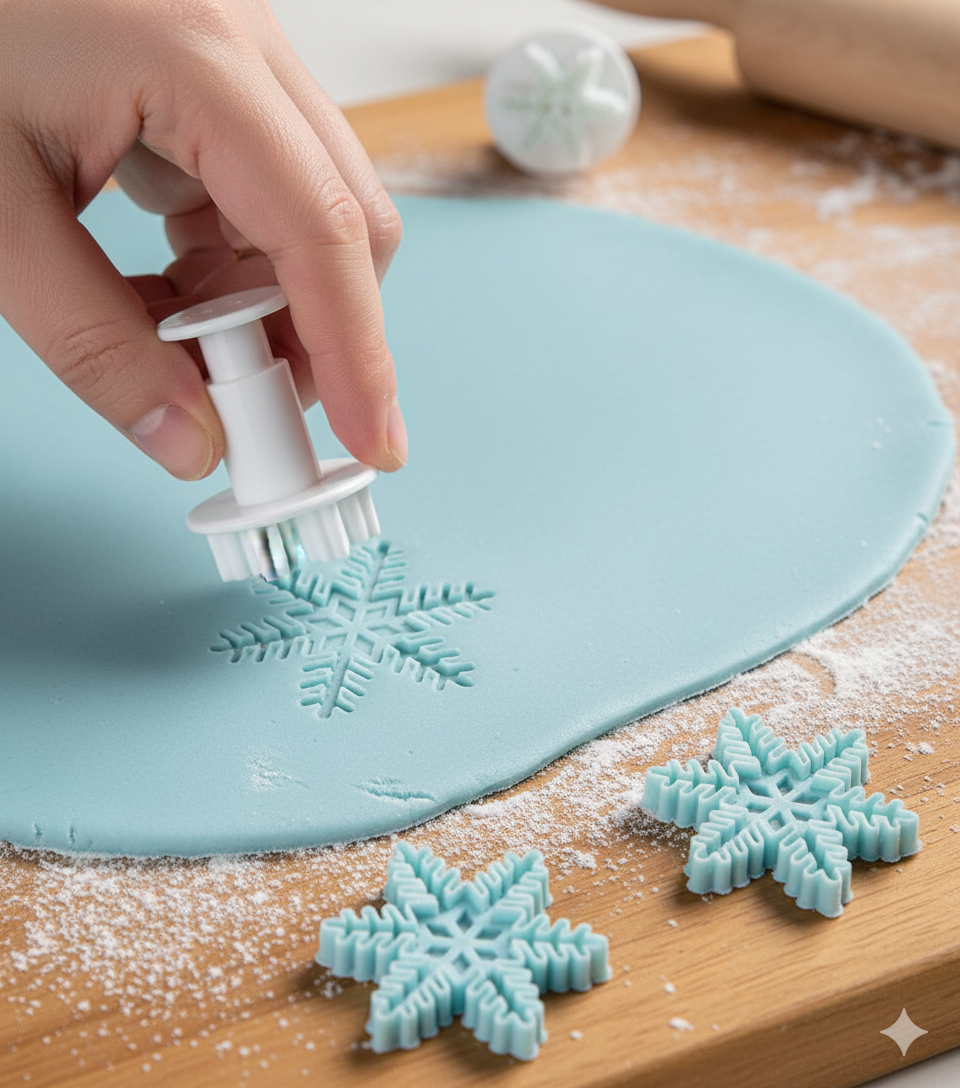 SNOW FLAKE PLUNGER CUTTER -SET 3 - SHAPE 2